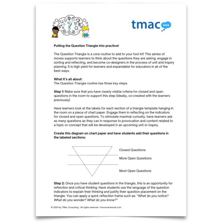 Question Routines — Trevor MacKenzie