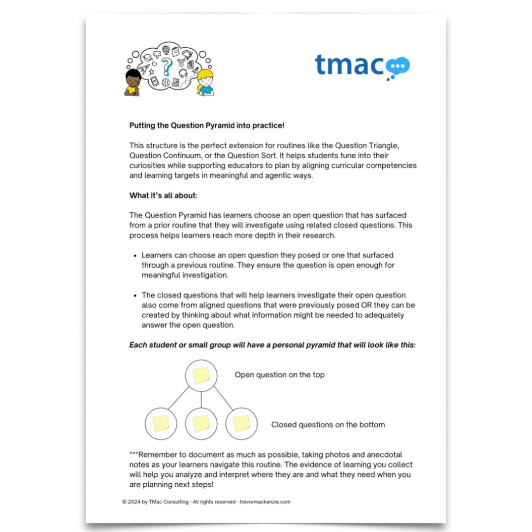Question Routines — Trevor MacKenzie