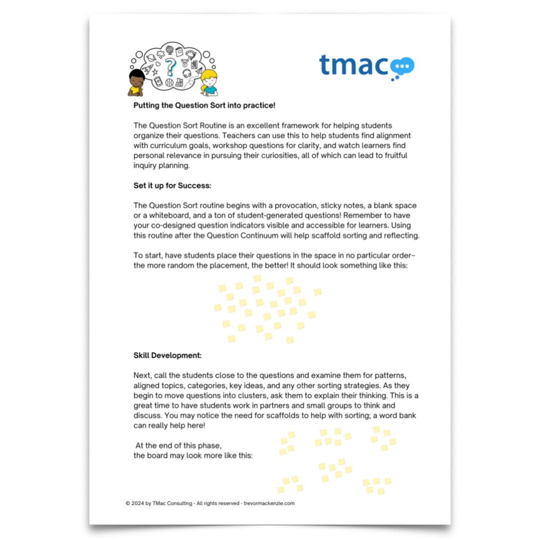 Question Routines — Trevor MacKenzie