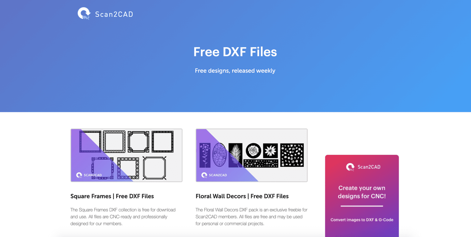 7 Websites for Free and Inexpensive DXF Files — Sattler Manufacturing ...