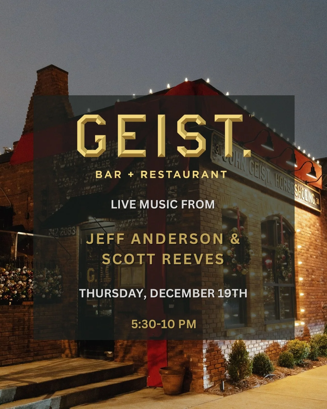 Geist Bar + Restaurant | Nashville, TN