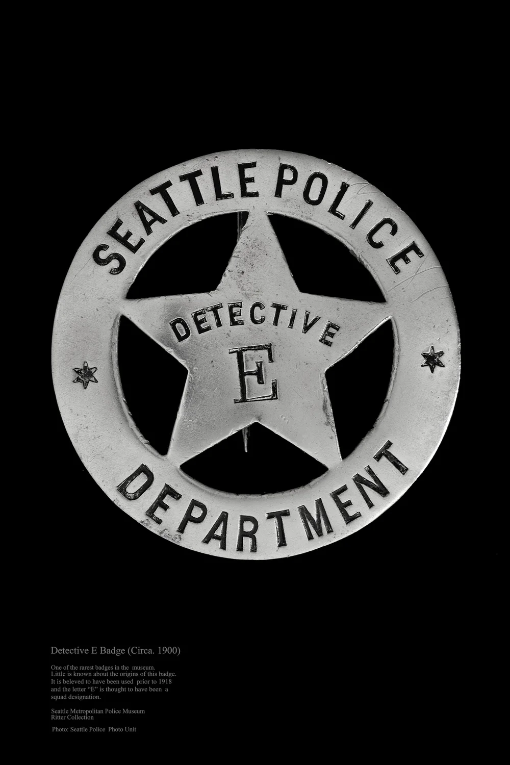 Seattle Police Detective Badge