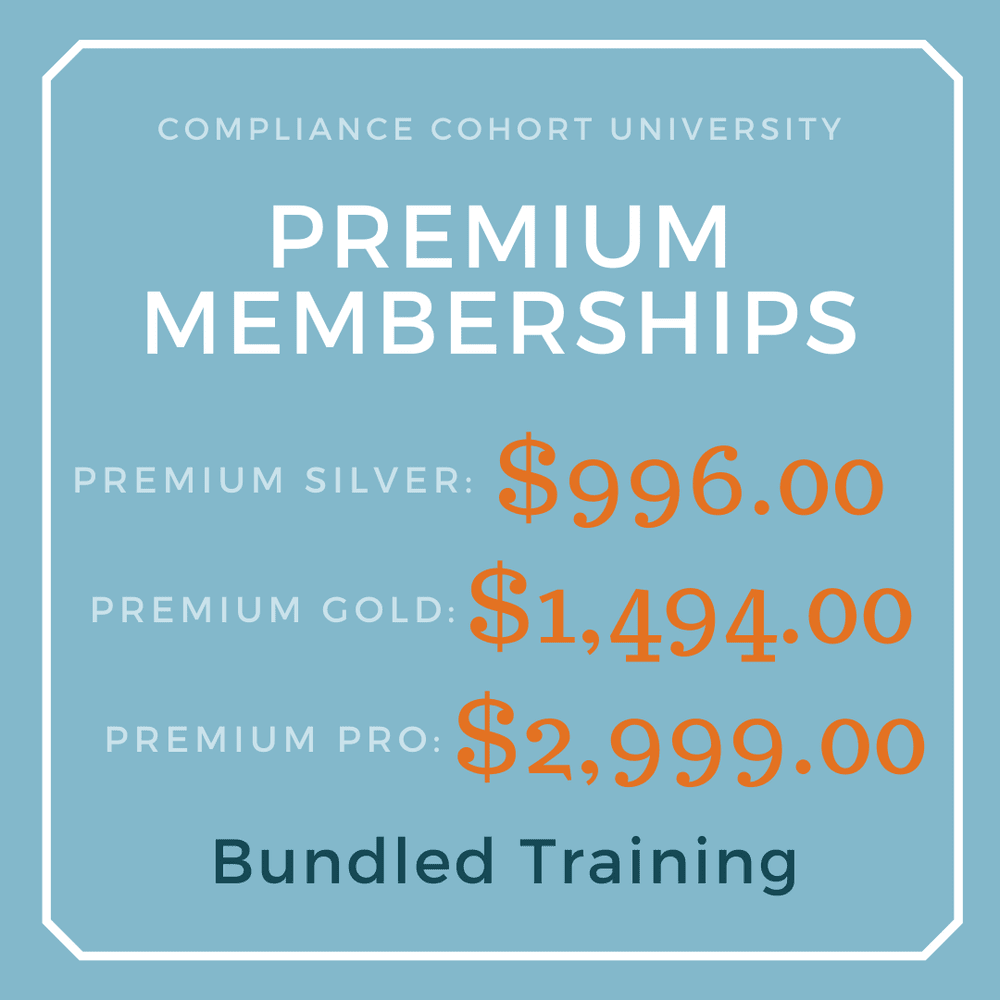 Premium Membership Options — Compliance Cohort