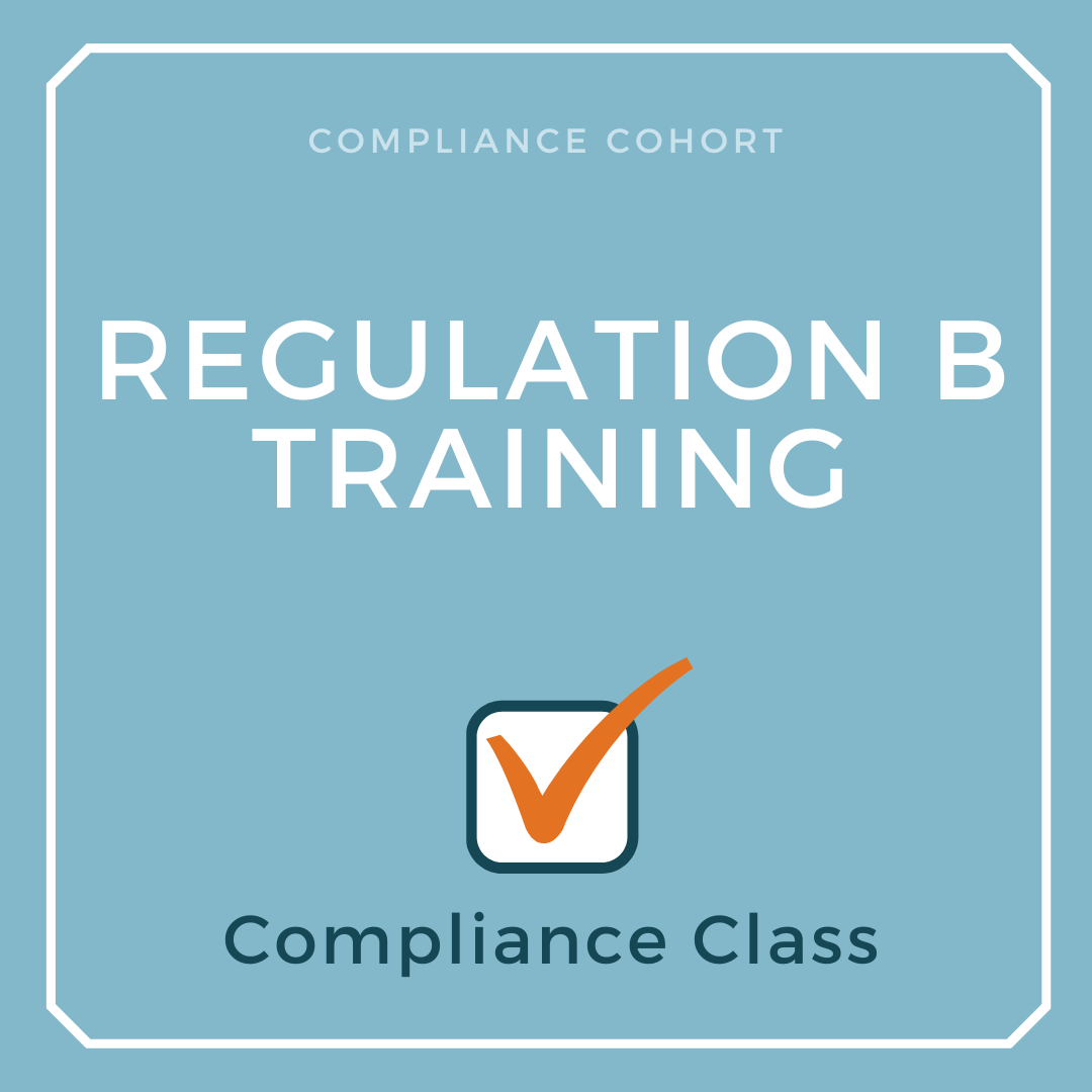 6 Fair Lending Training — Compliance Cohort 6 Fair Lending Training — Compliance Cohort