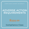 Adverse Action Requirements — Compliance Cohort