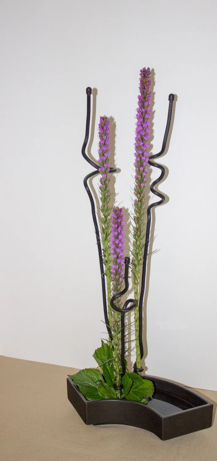 Vertical Line Design Flower Arrangement | Best Flower Site
