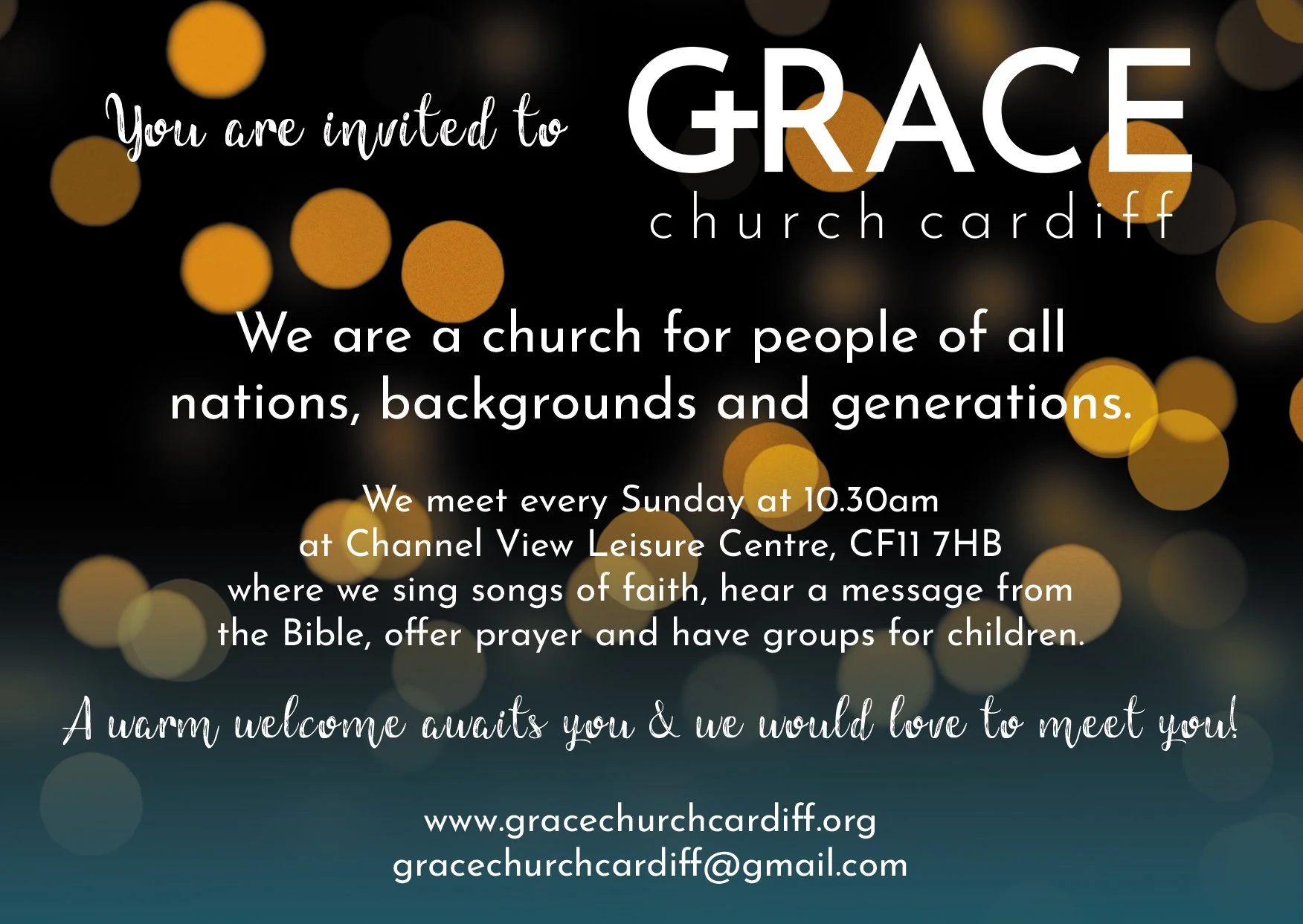 Grace Church Cardiff - Flyers