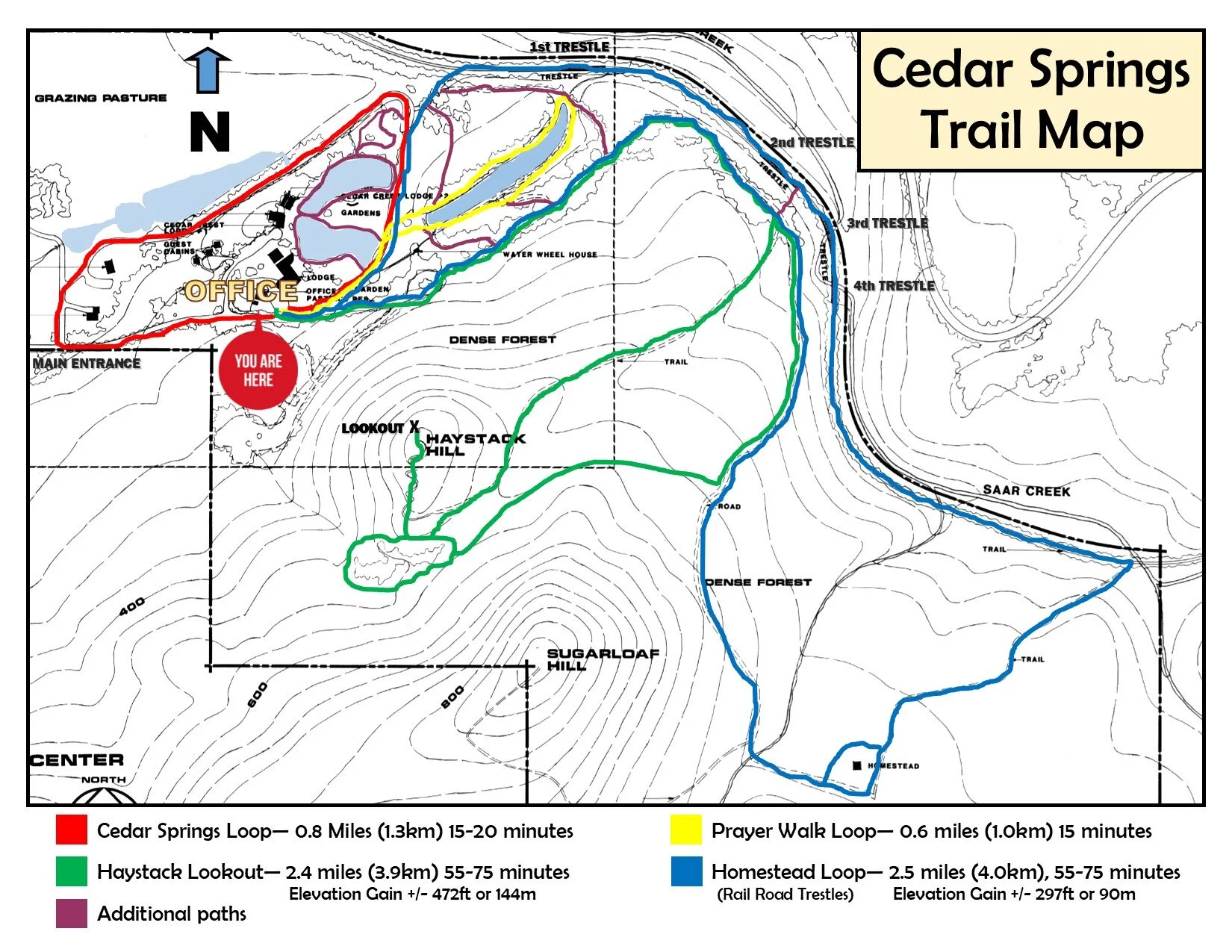LODGINGS — Cedar Springs