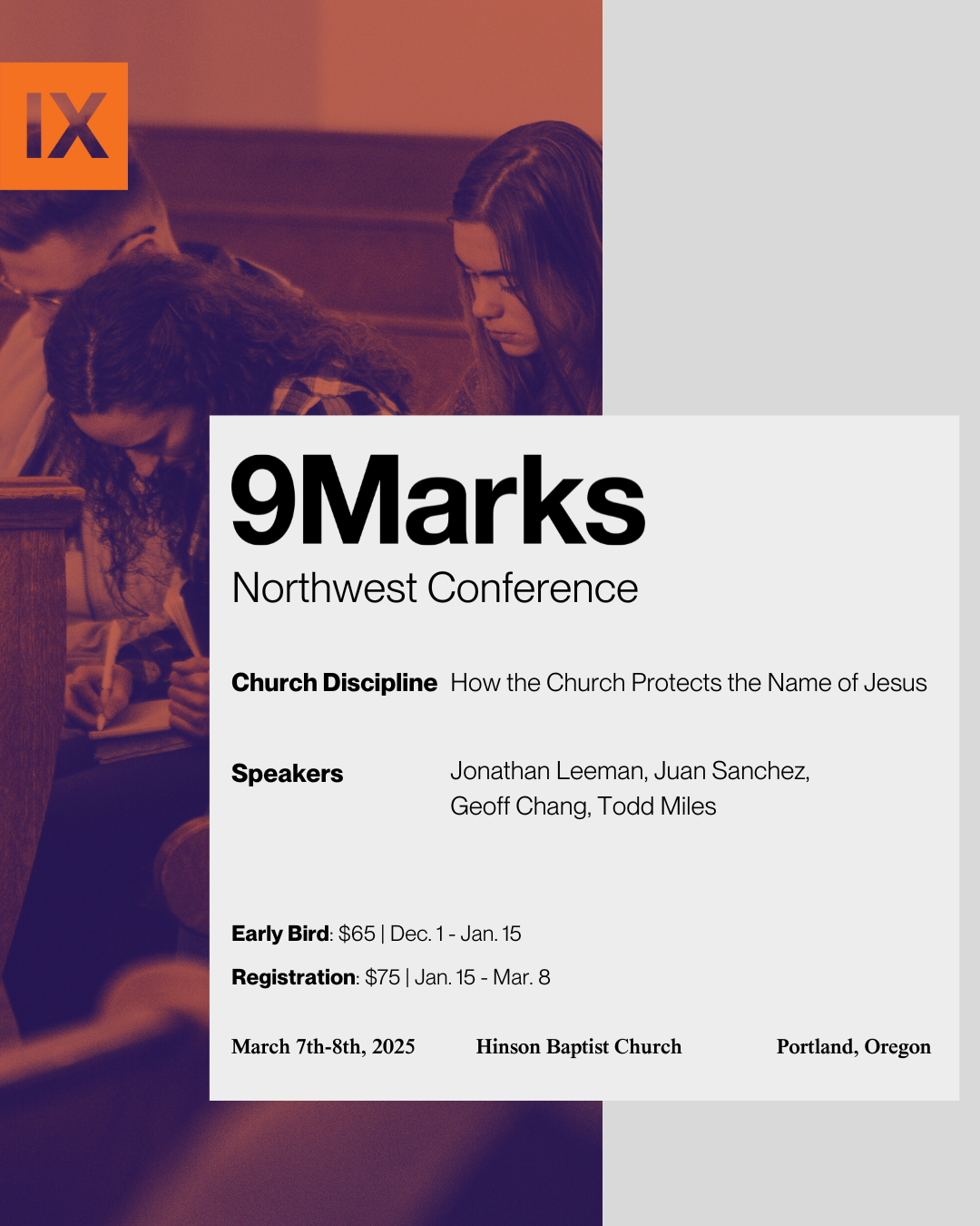 9Marks Northwest Conference — Hinson Baptist Church