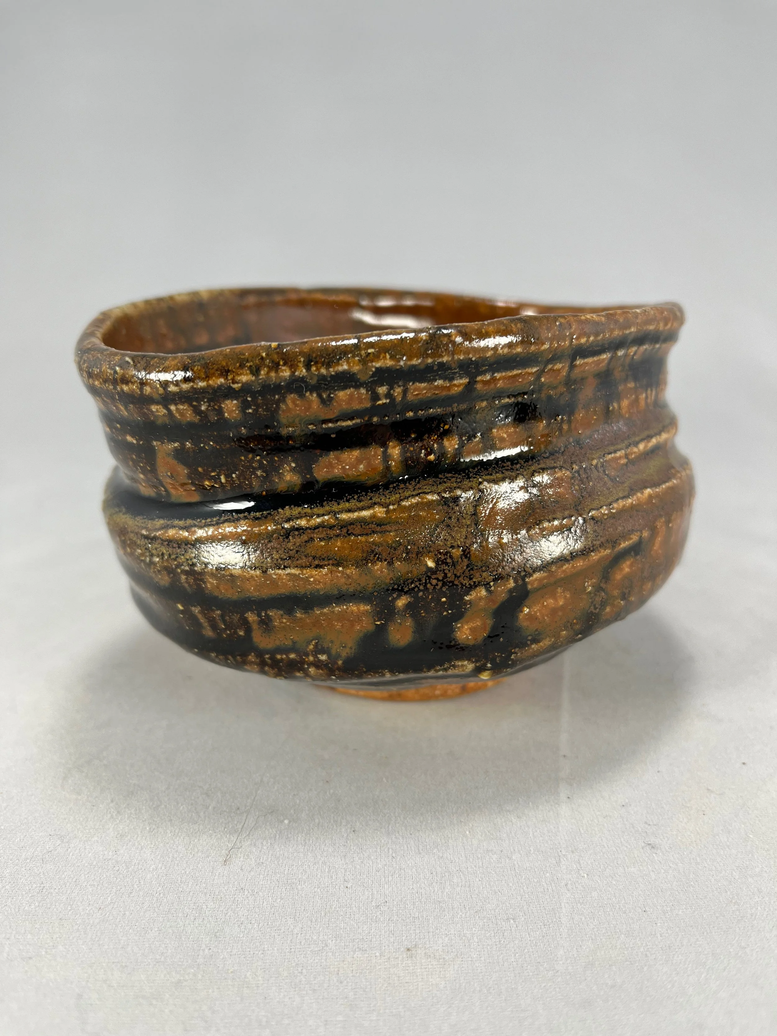 Kutsugata Seto Chawan by Intangible Cultural Property Mizuno Takuzo ...