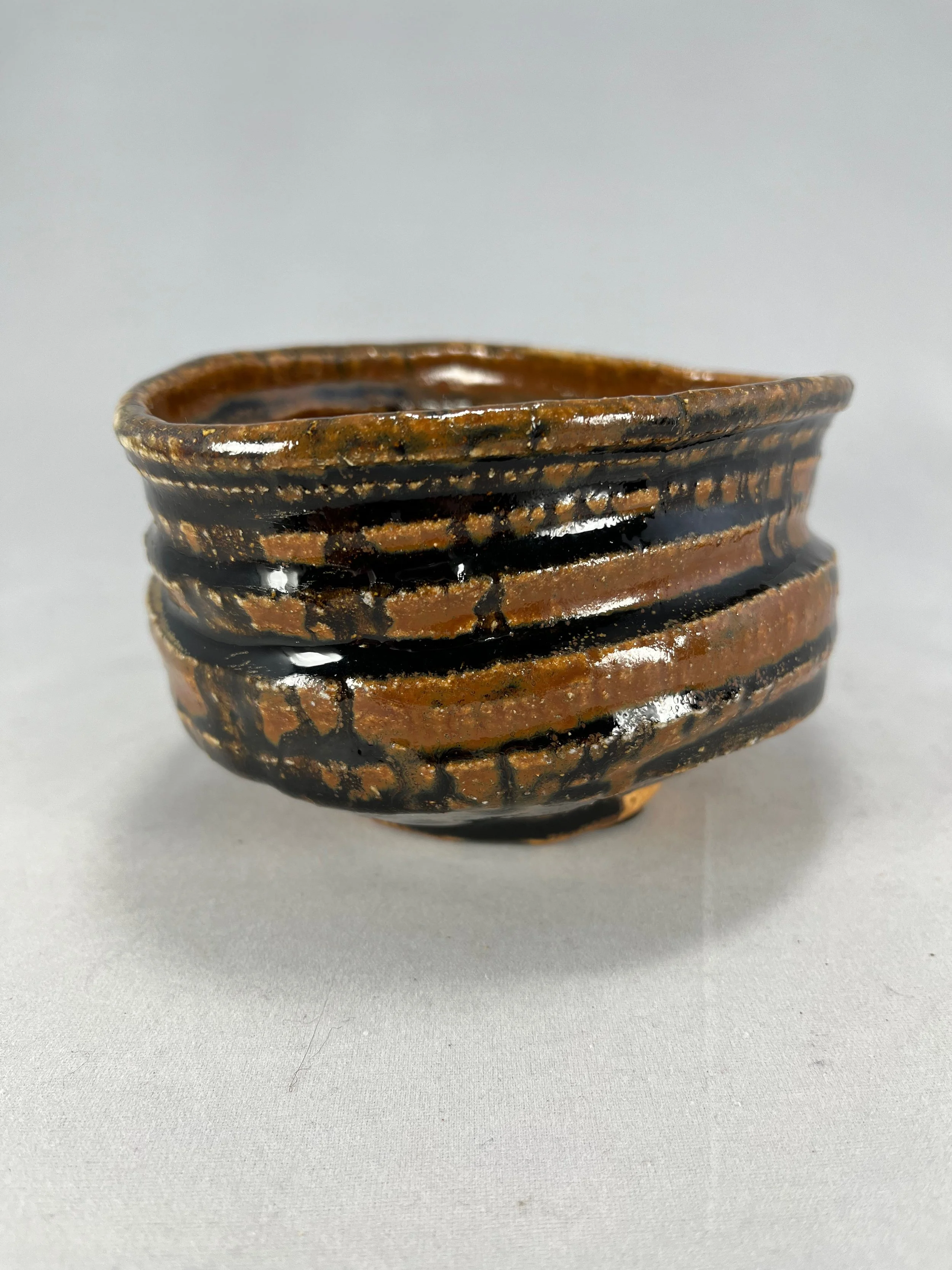 Kutsugata Seto Chawan by Intangible Cultural Property Mizuno Takuzo ...