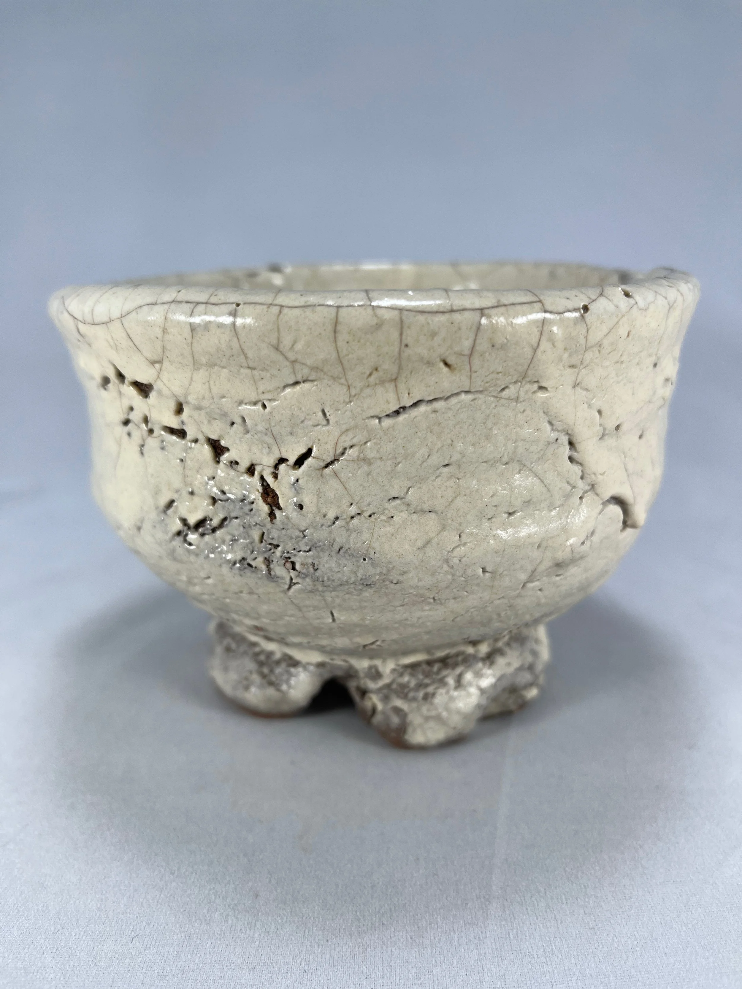 Wari Takadai Oni Hagi Chawan by Fujimura Koharu (b 1948) — CeramicARTyson