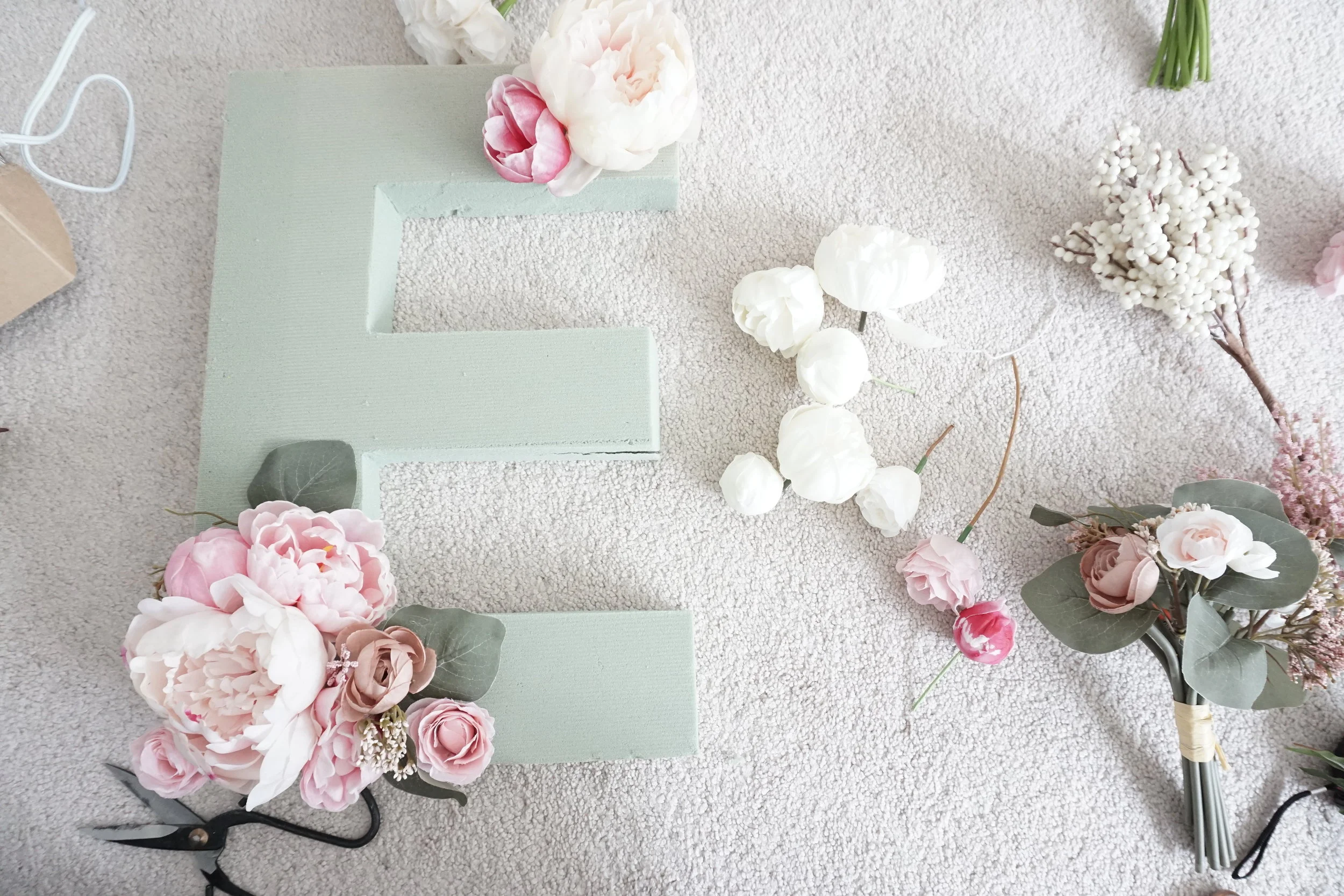 DIY : Flower Letters — Chic Style Living