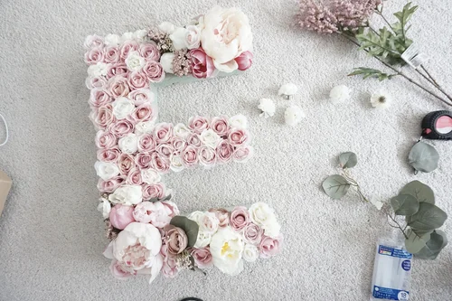 DIY : Flower Letters — Chic Style Living