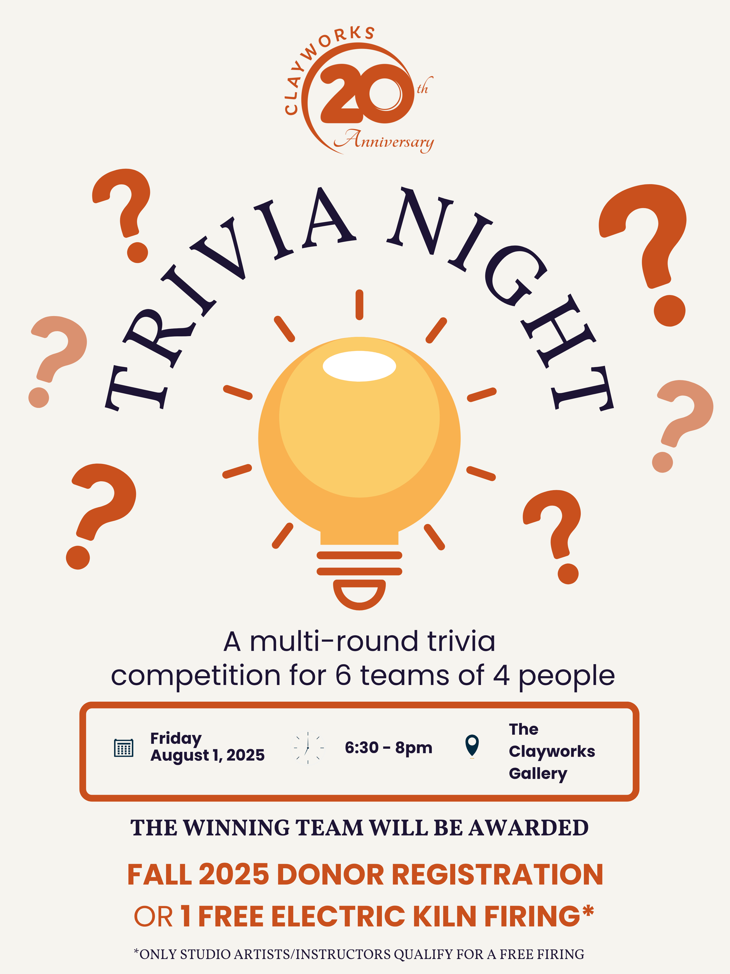 First Fridays — Clayworks