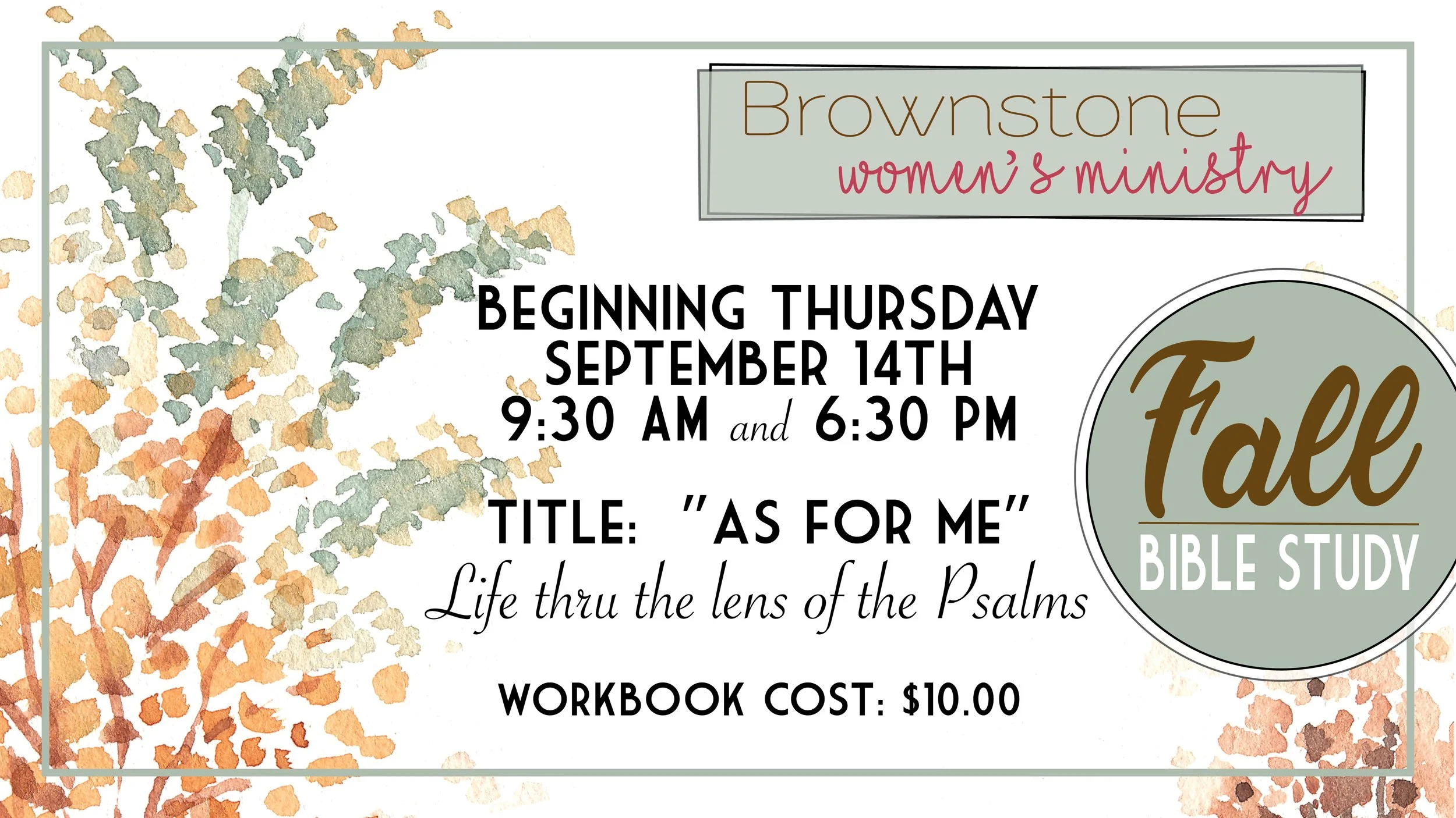 Women's — Brownstone Church
