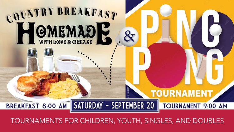 PING PONG TOURNAMENT — Brownstone Church