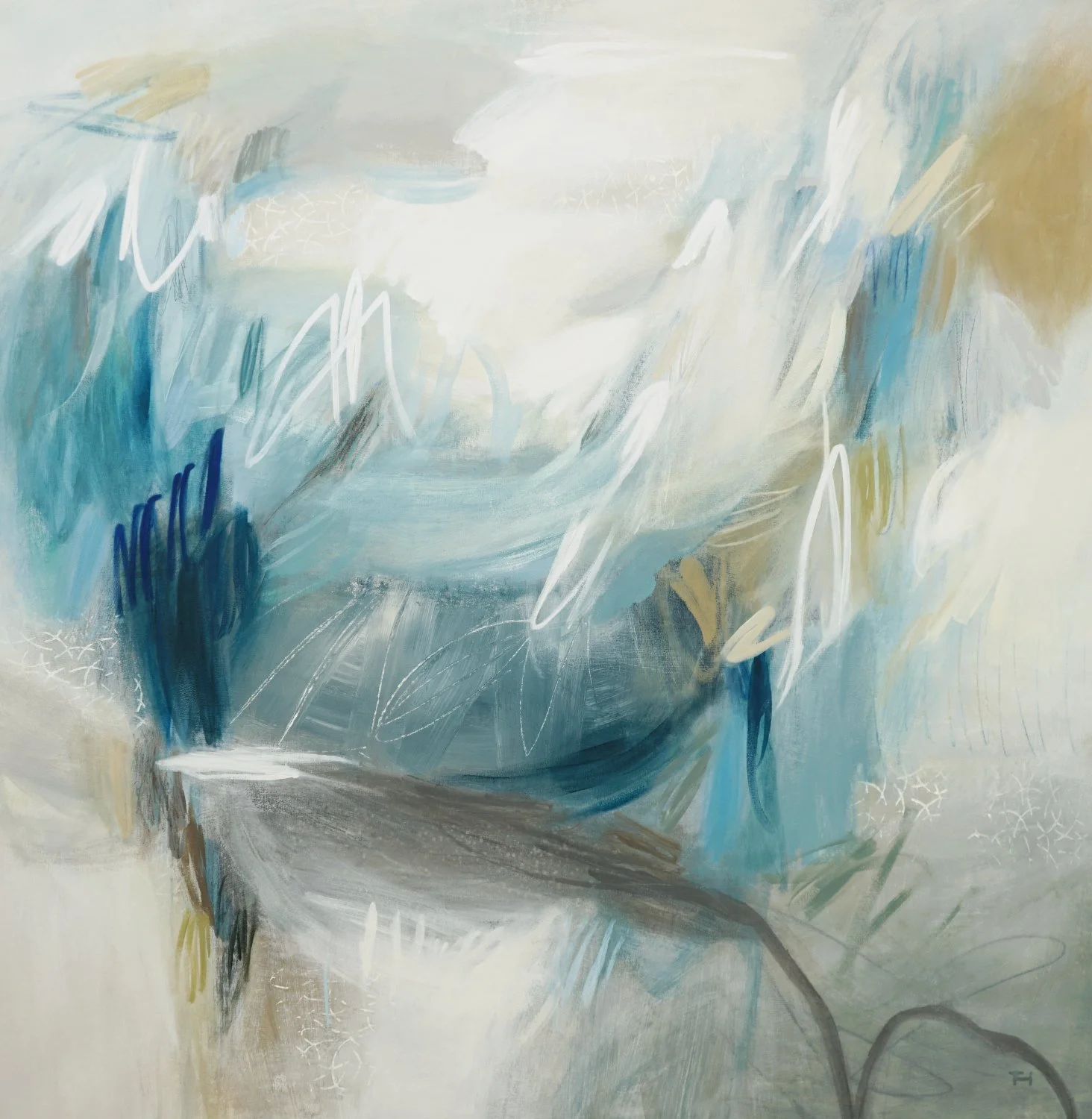 PAINTING CURRENT LARGE — Terri Dilling Art