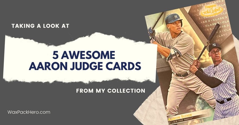 Five Awesome Aaron Judge Baseball Cards — WaxPackHero