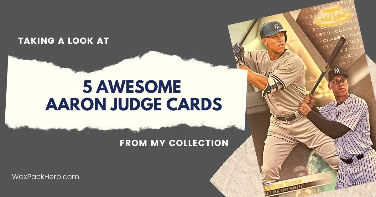 Five Awesome Aaron Judge Baseball Cards — WaxPackHero