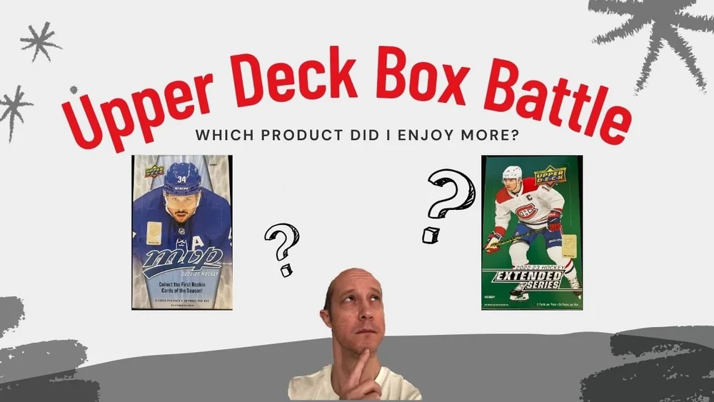 Upper Deck Box Battle: 2022-23 Extended Series vs. 2023-24 MVP ...