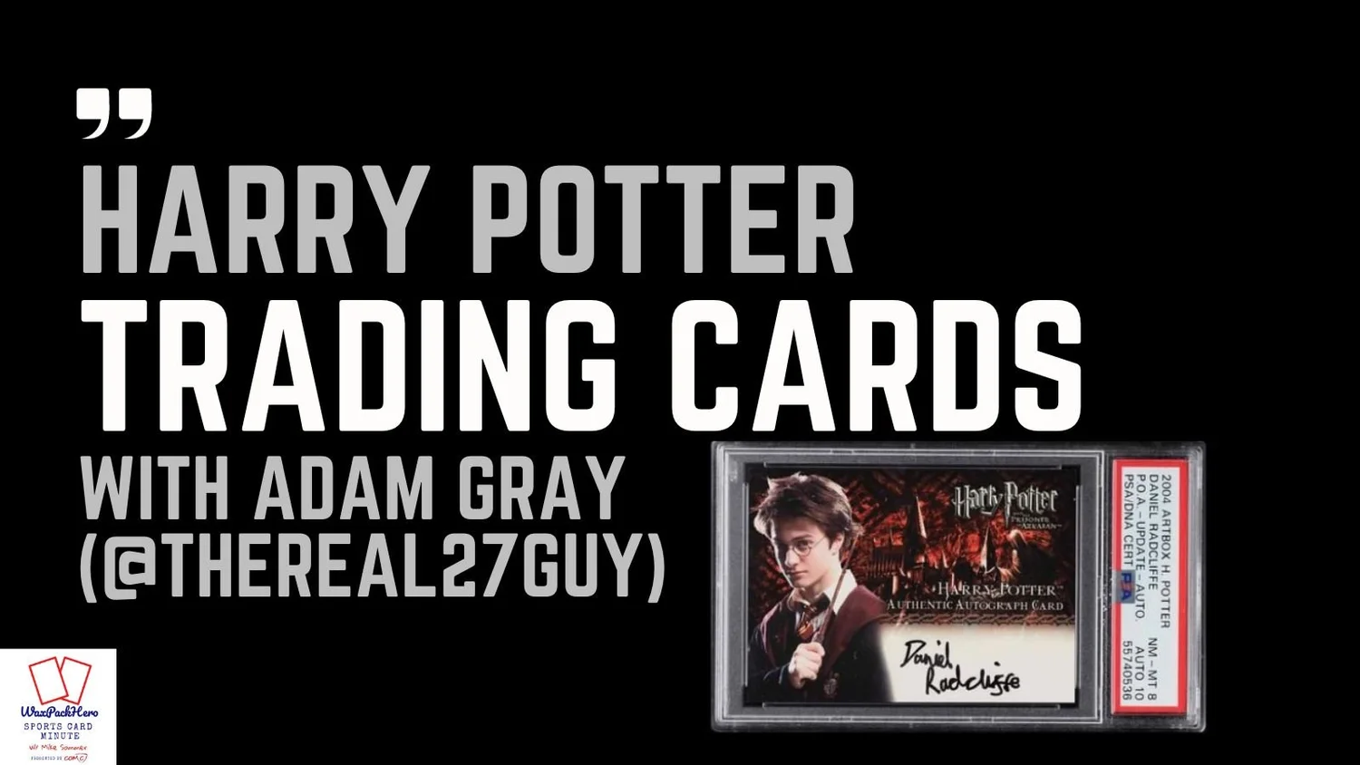 The Wizarding World Of Harry Potter Cards according to Adam Gray ...
