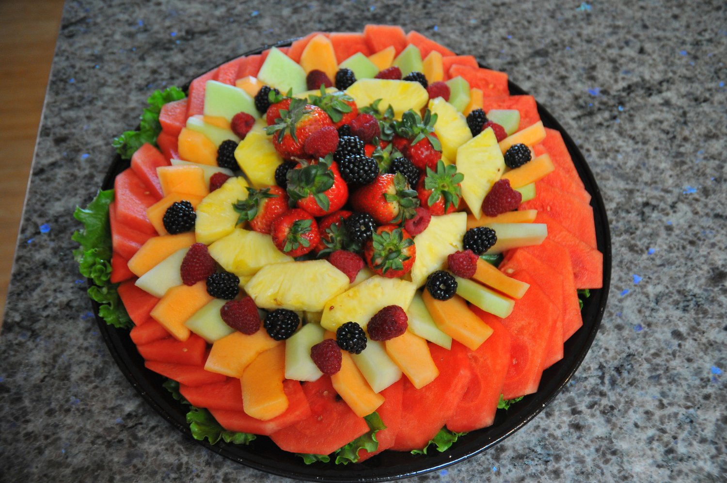 Fresh Fruit Salad Display
