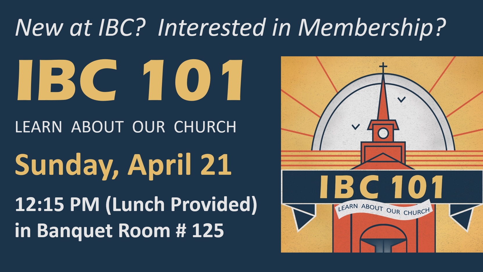 Events — Independent Bible Church