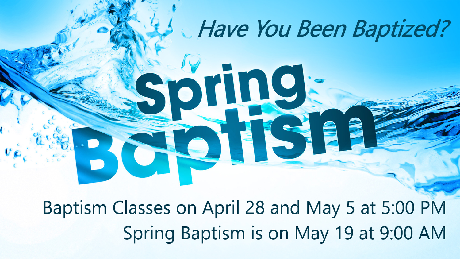 Events — Independent Bible Church