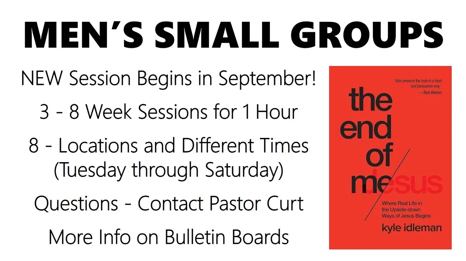 Men — Independent Bible Church