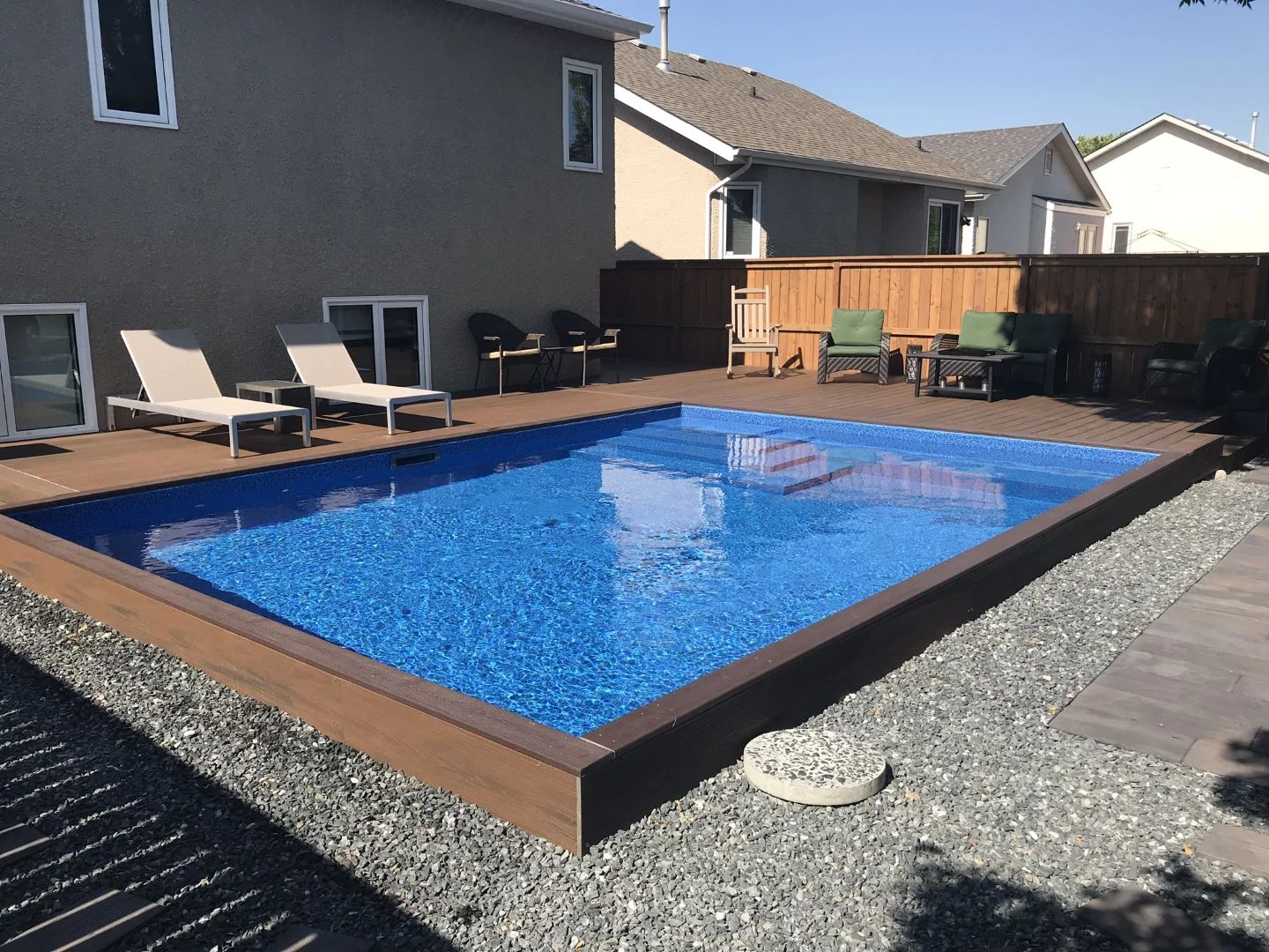 SEMI-INGROUND POOLS — PRESTIGE Pools & Spas