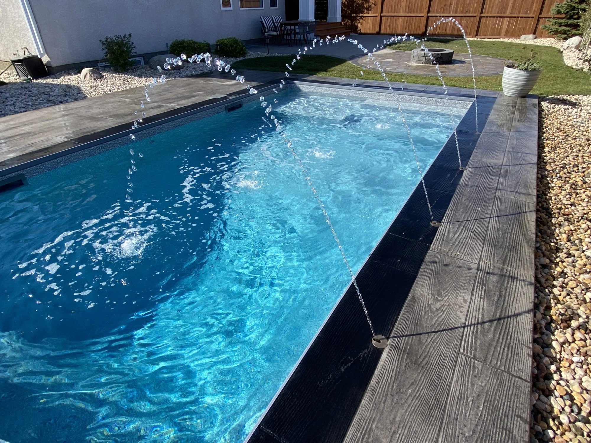 Inground Swimming Pool Sizes Semi Inground Pools Mermaid Pools