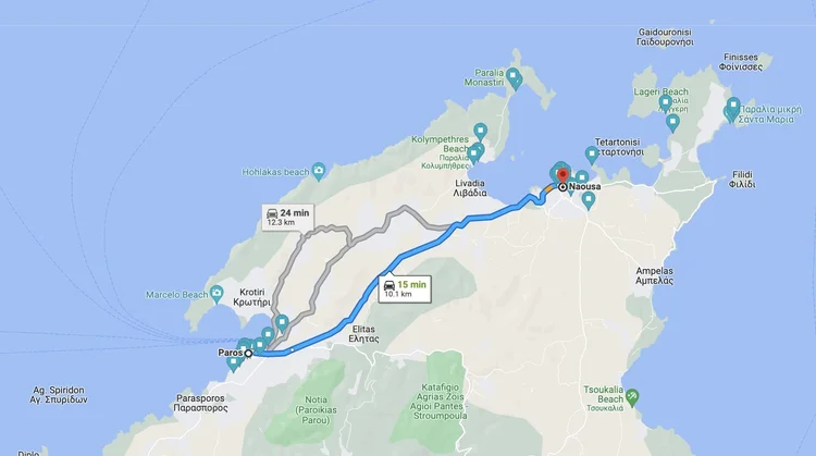 How To Get From Parikia To Naoussa, Paros: Bus, Car or Taxi | The ...