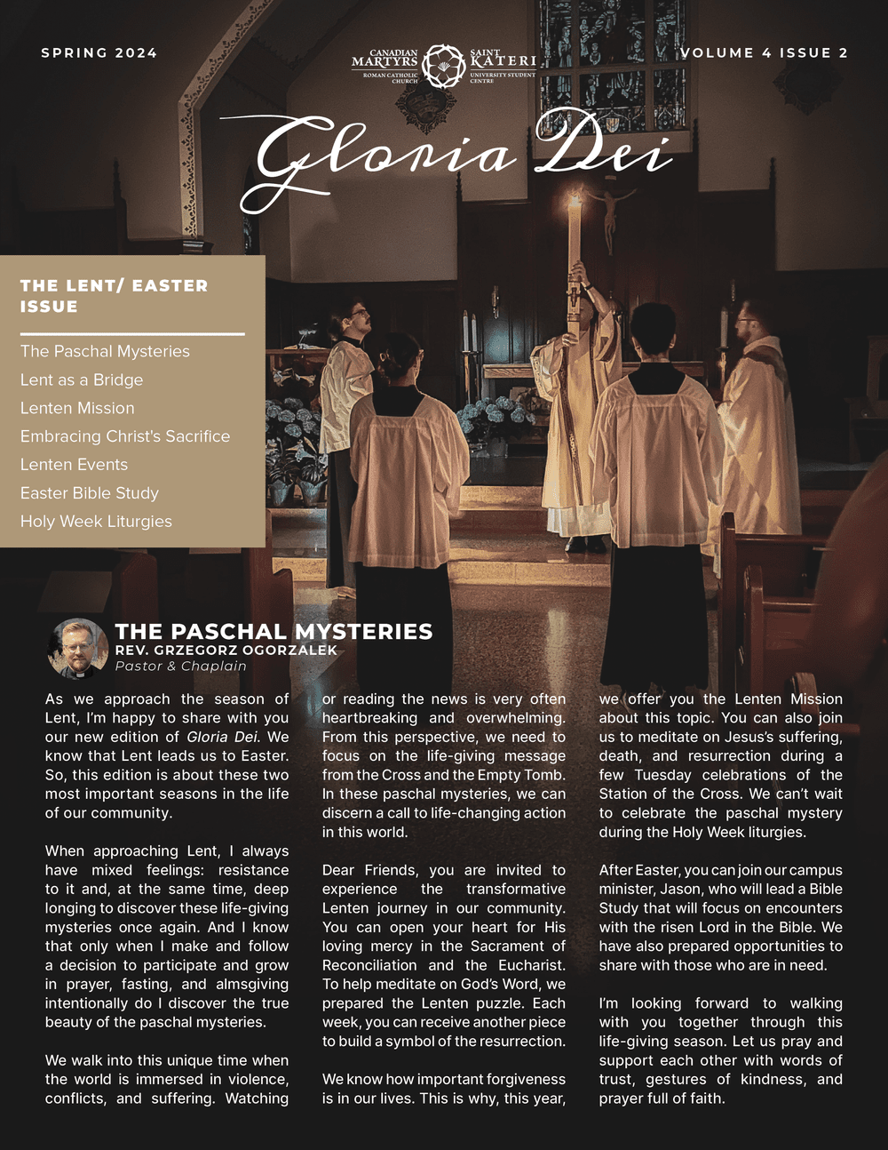 Gloria Dei: Lenten/Easter Edition — Canadian Martyrs