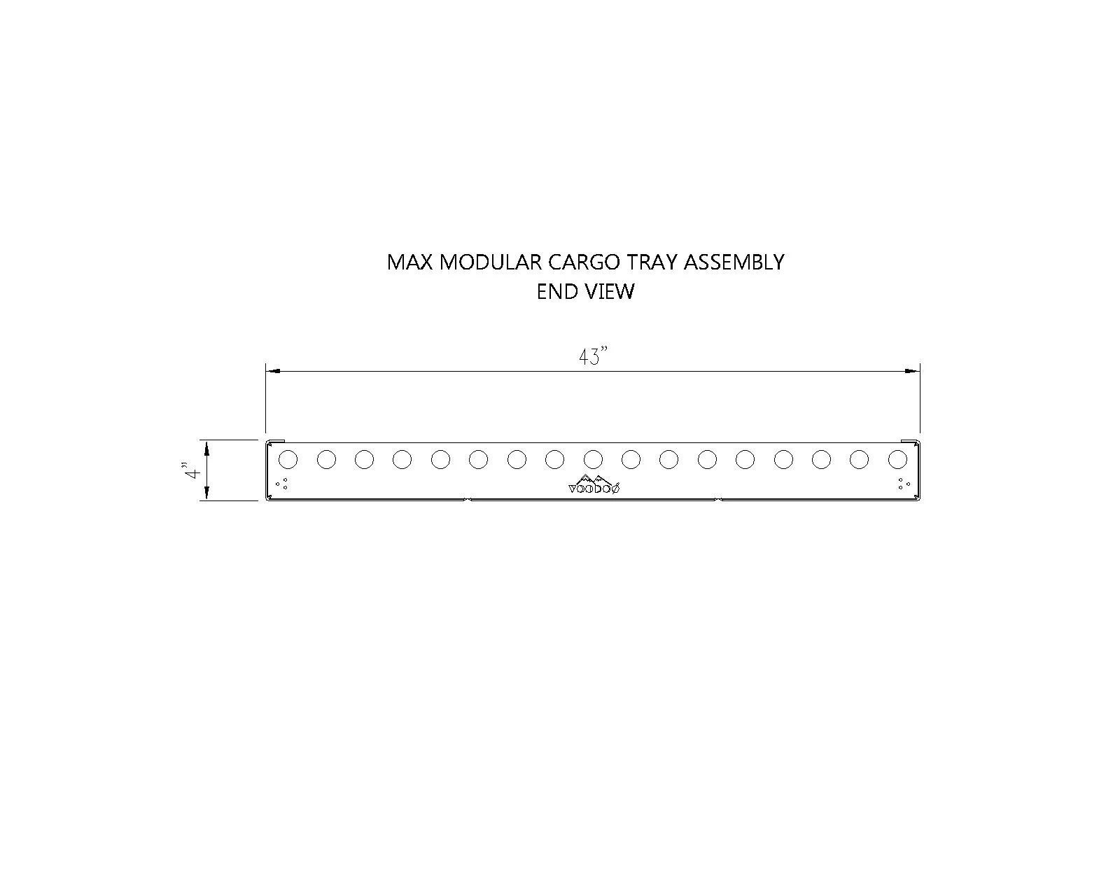 MAX Modular Cargo Tray Max Modular Truck Bed Racks MAX Modular Cargo Tray Max Modular Truck Bed Racks