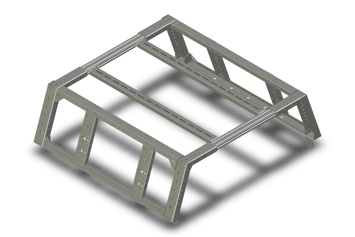 GMC Sierra 2500 and 3500 Overland Bed Racks — Max-Modular - Truck Bed Racks