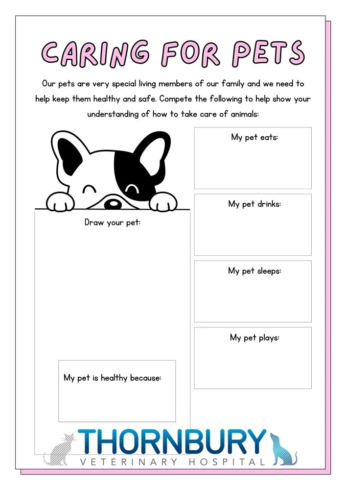 Kids Page — Thornbury Veterinary Hospital