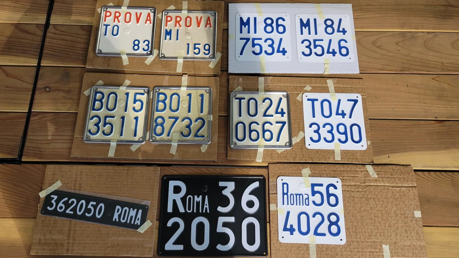 License plates / Bello moto parts and builds — Bello Moto SF