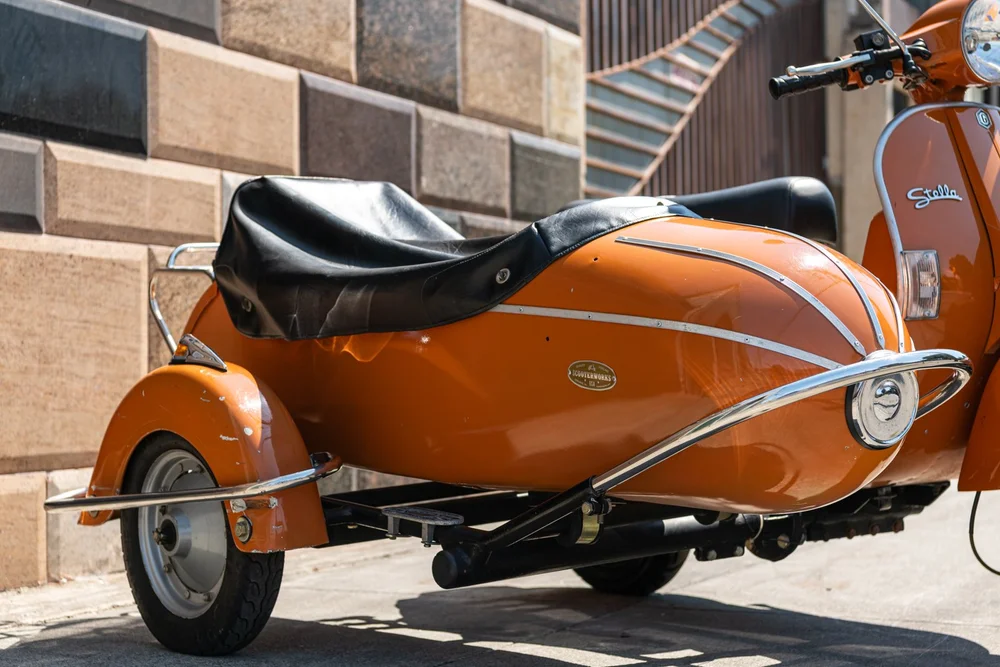 2009 Genuine STELLA 150 & Scooterworks Sidecar BM392 — Bello Moto SF