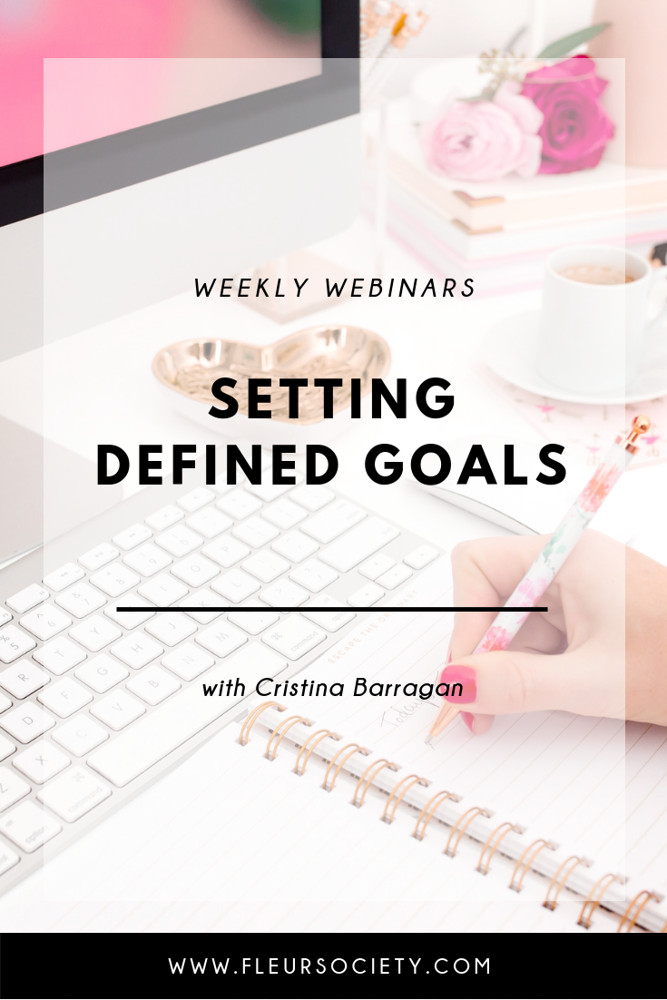 Setting Defined Goals — Fleursociety | Education and Community for ...