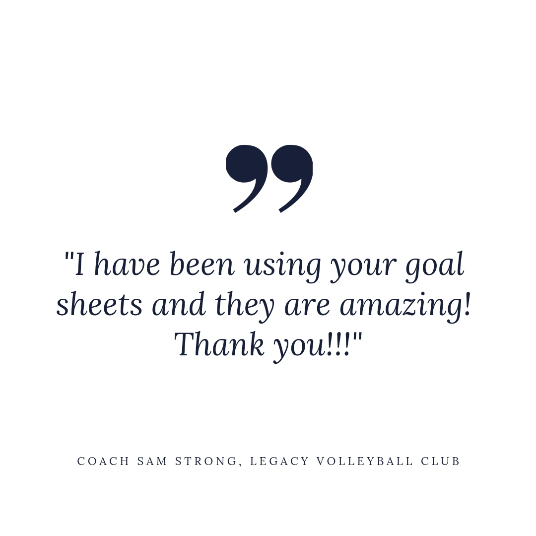COACH: How To Set Goals With Your Volleyball Team | Get The Pancake