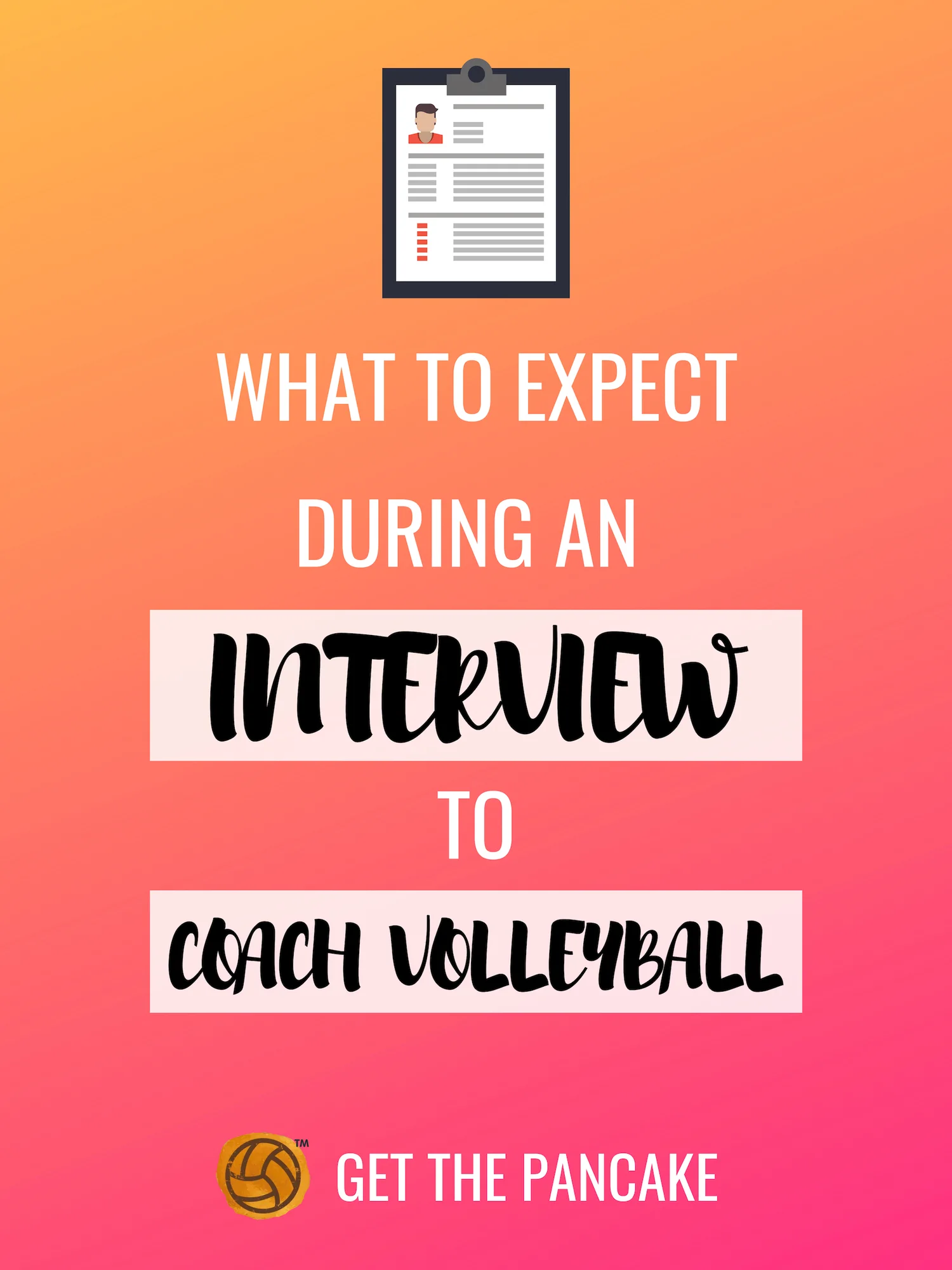 What to Expect During an Interview to Coach Volleyball