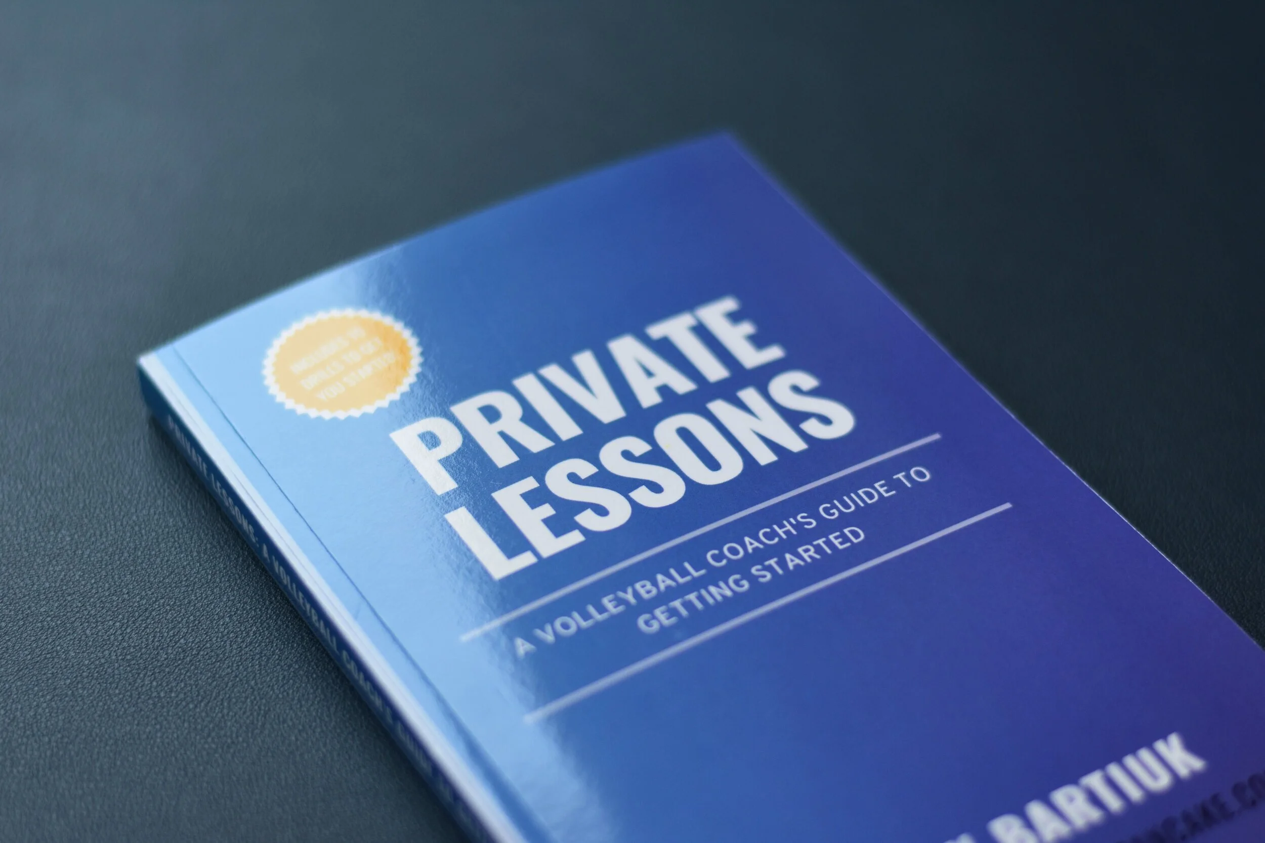 Start Running Private Lessons Volleyball Coach s Guide