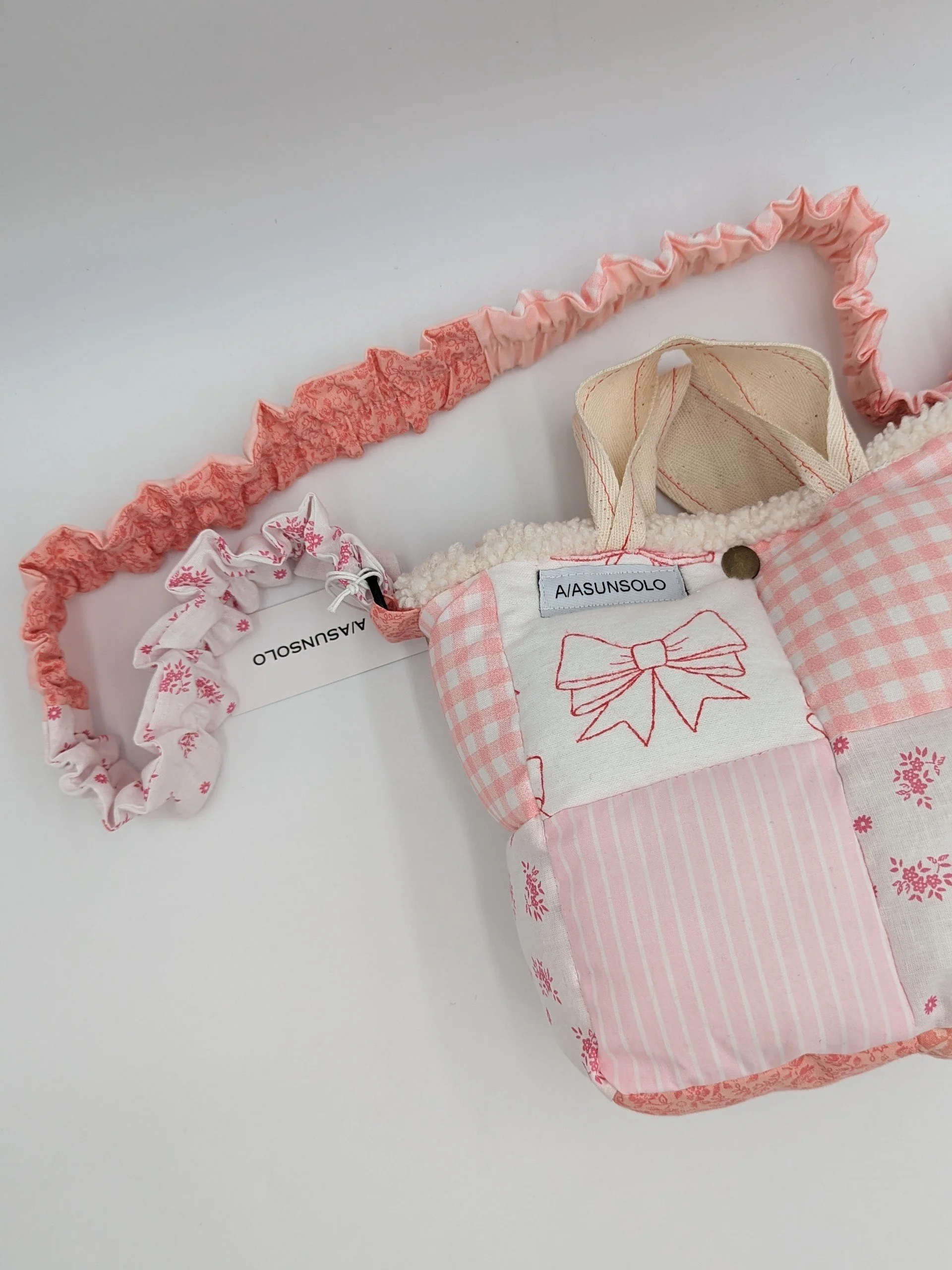 Puffer Tote in Pink — A/ASUNSOLO