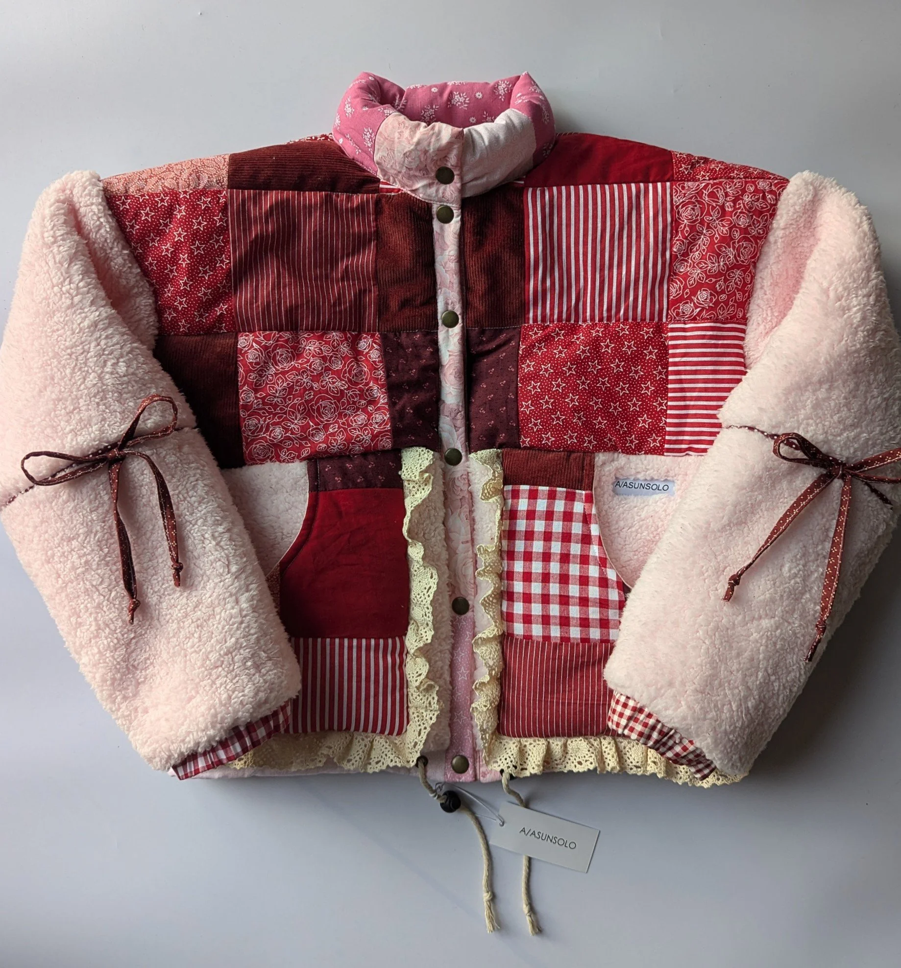 Red & Pink Coat — A/ASUNSOLO