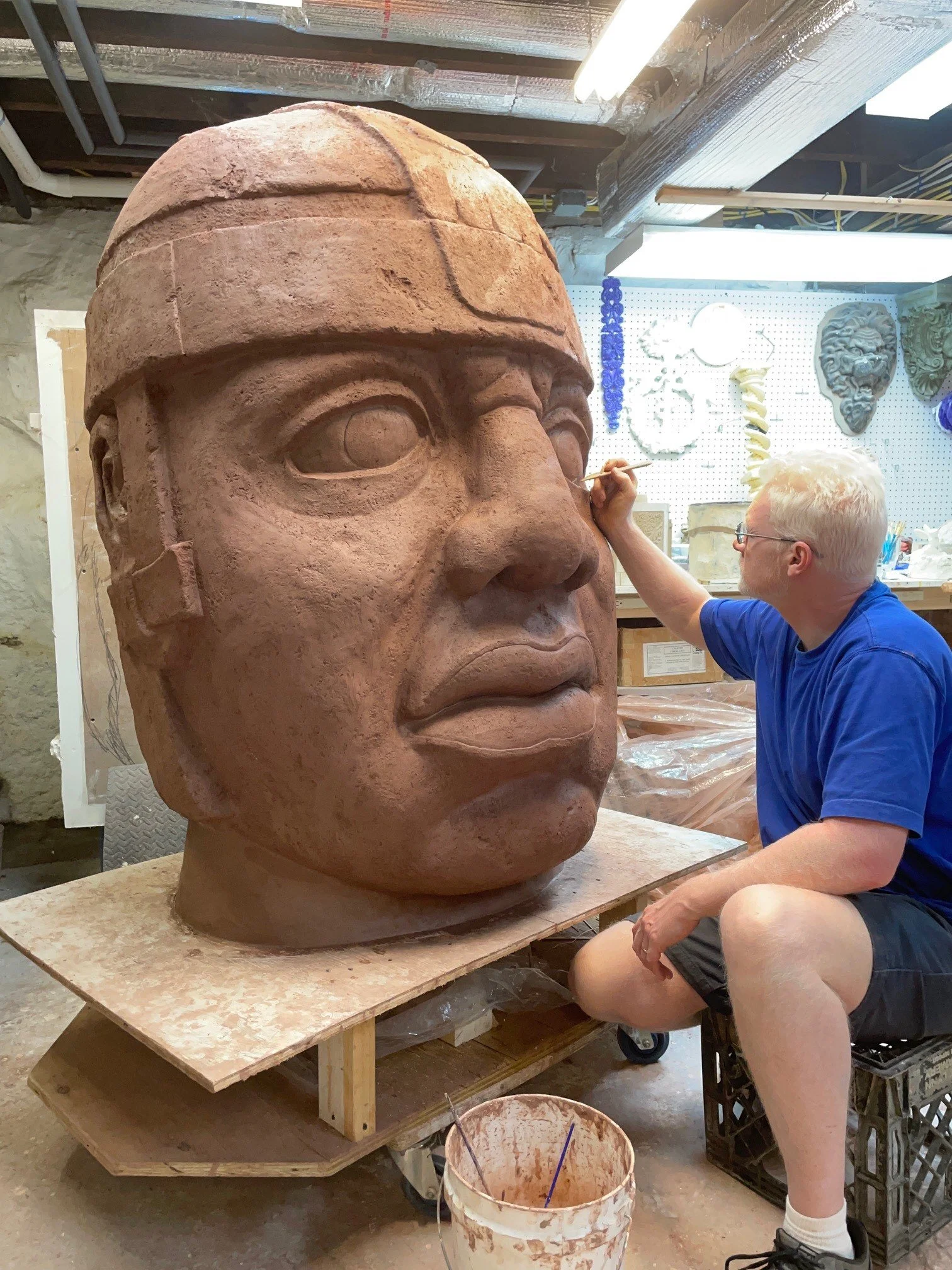 Olmec Head Harris Custom Design Olmec Head Harris Custom Design