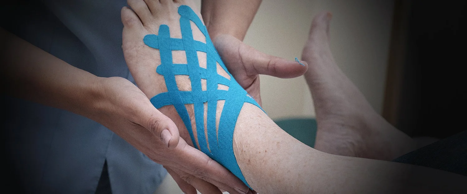 Physical Therapy and Ankle Kinesio Taping in Brooklyn, NY — Evolve PT