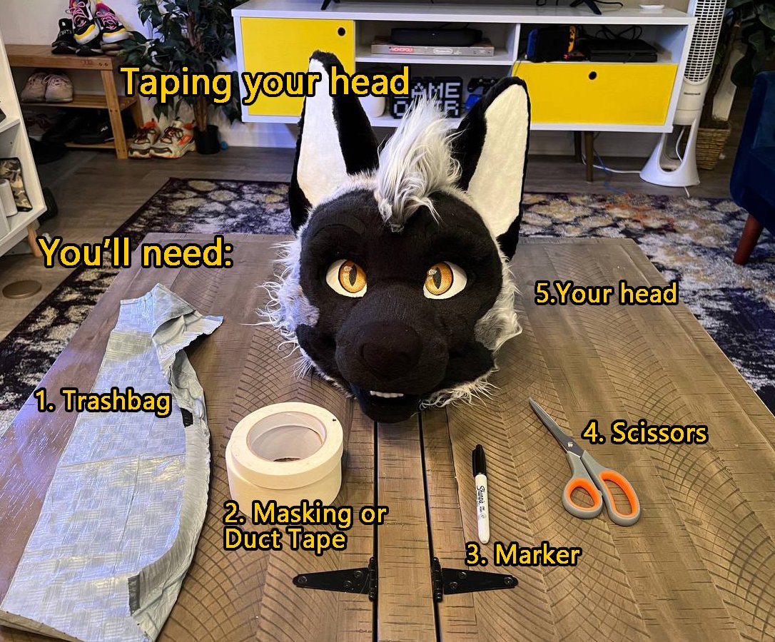 Fursuit Head Bags — Golden Maw