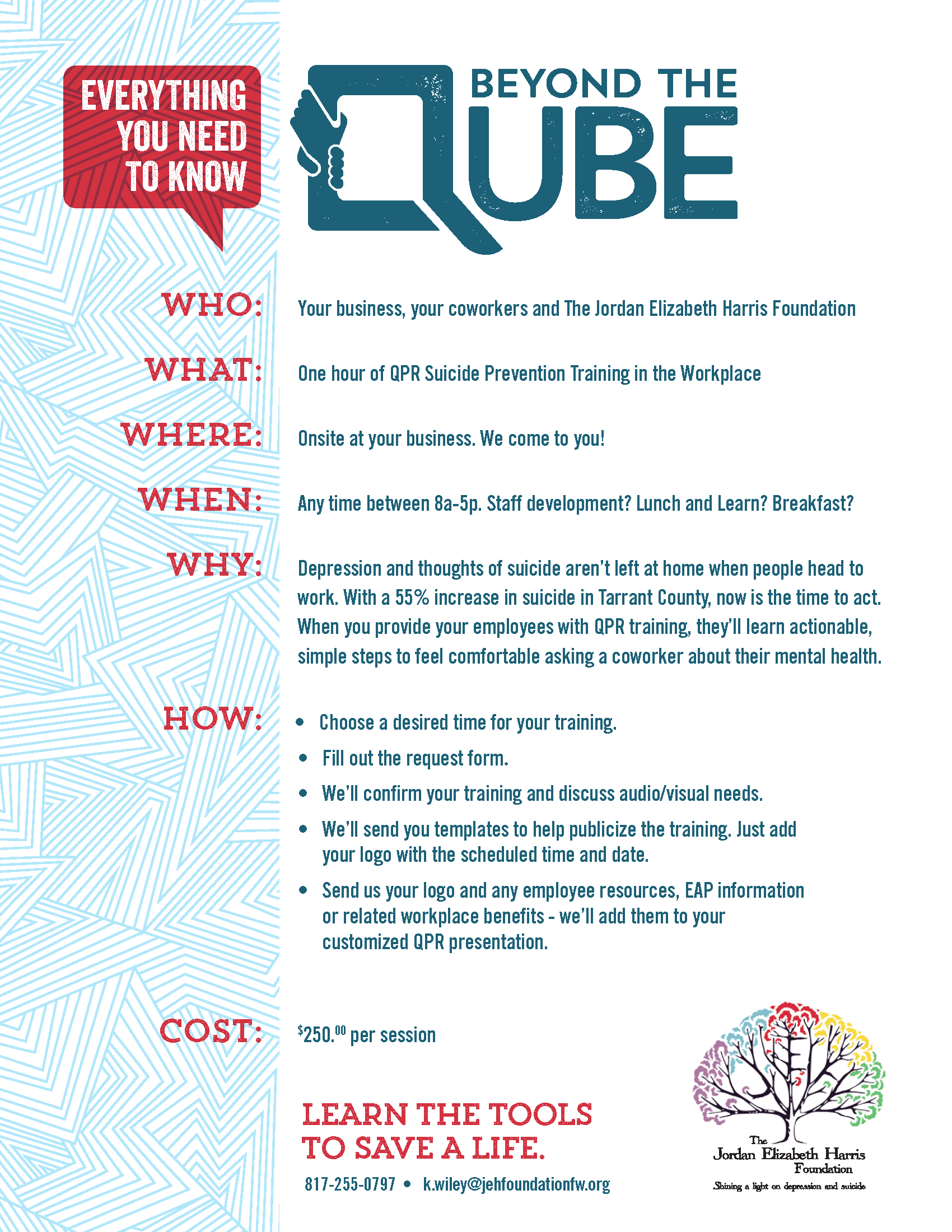 Beyond the Qube old — The Jordan Elizabeth Harris Foundation