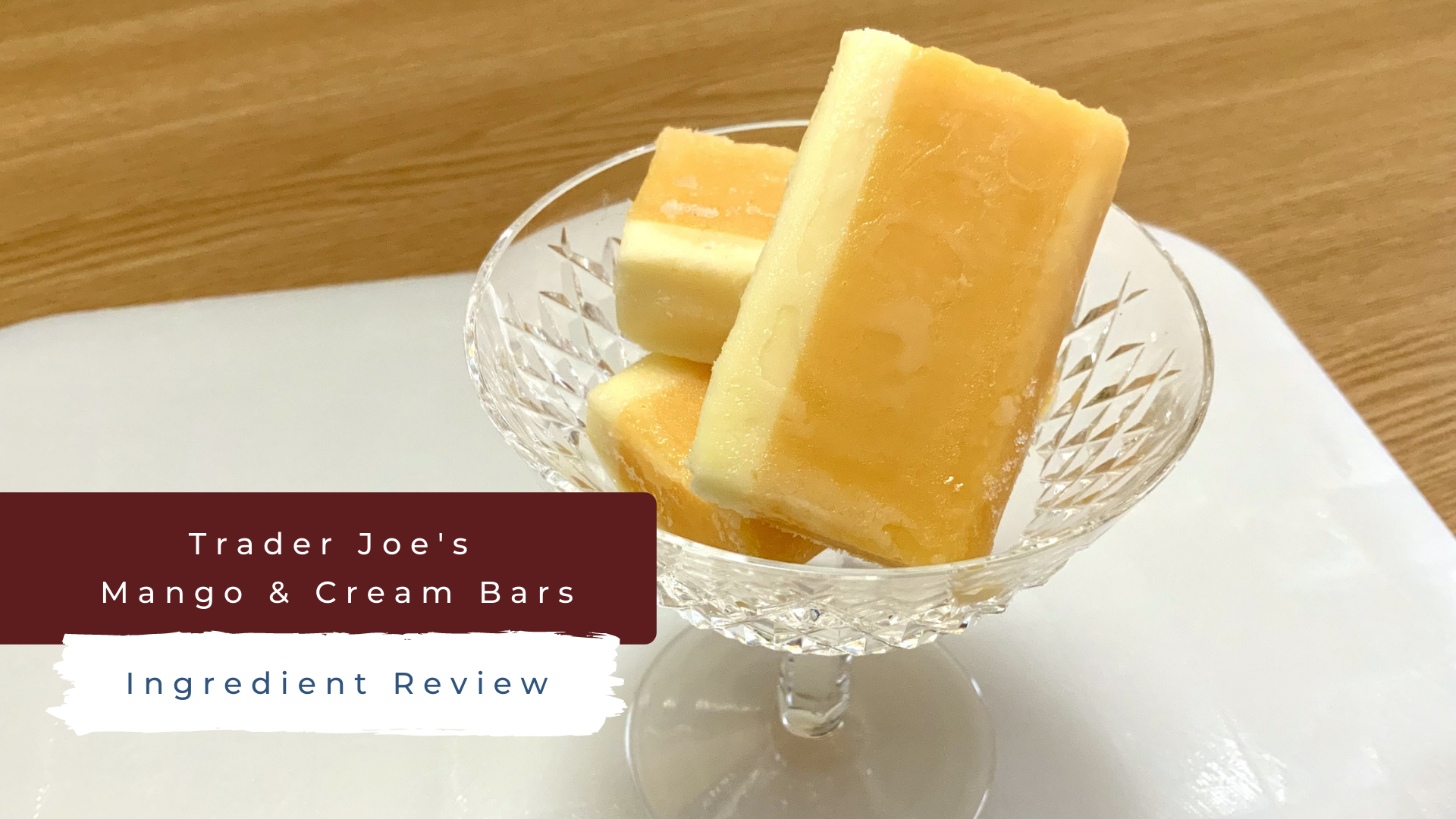Trader Joe's Mango & Cream Bars — Kristen Martinelli